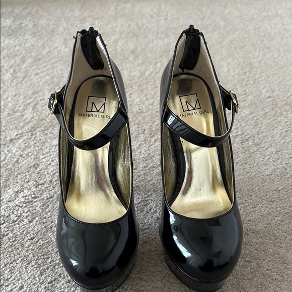 Material Girl | Shoes | Material Girl Black Patent Leather Womens Shoes ...